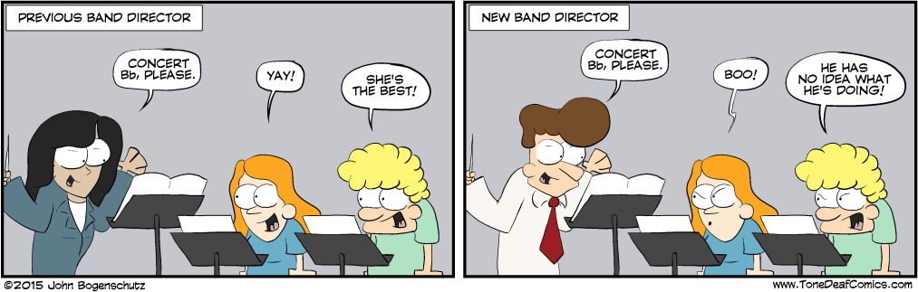 Band Director Cartoon