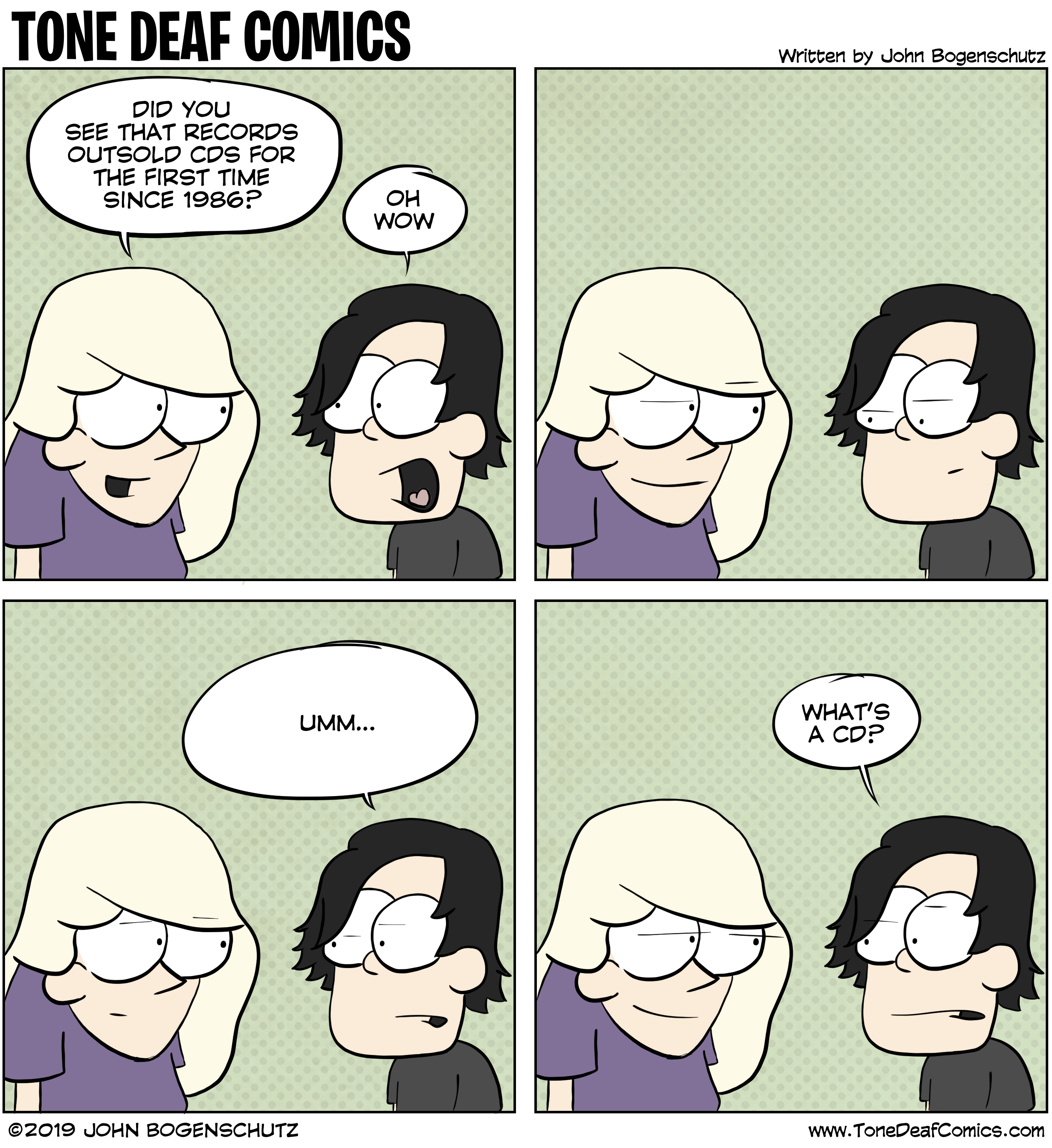 Records vs CDs – Tone Deaf