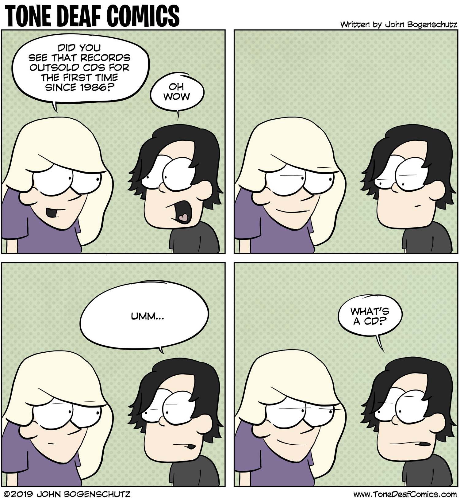 Records vs CDs – Tone Deaf