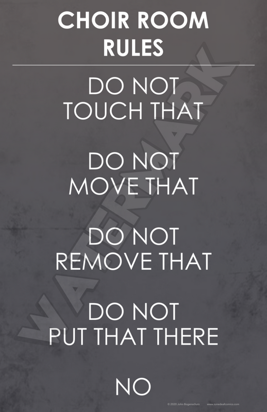 Music Room Rules – Tone Deaf