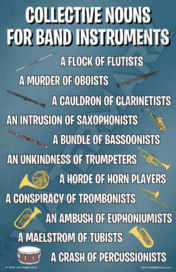 Collective Nouns for Band Instruments – Tone Deaf