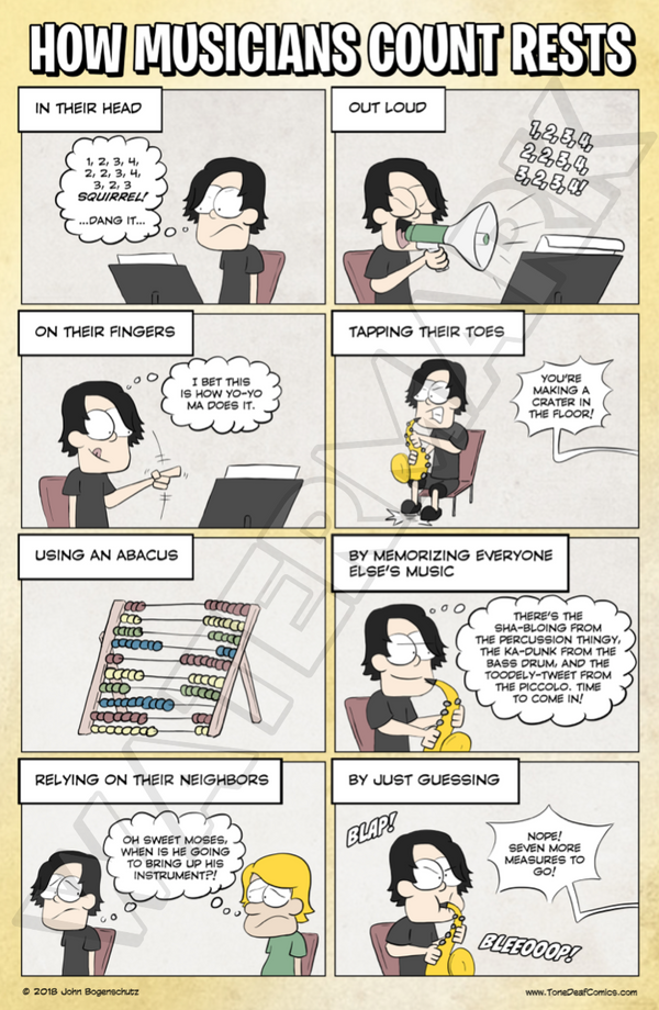 How Musicians Count Rests – Tone Deaf