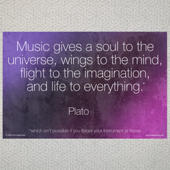 Plato Music Quote – Tone Deaf