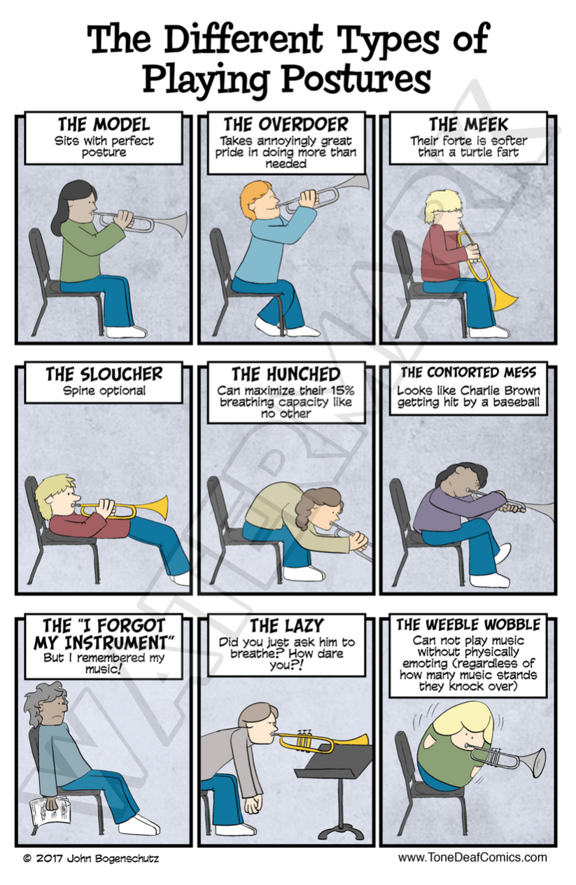 The Different Types of Playing Postures – Tone Deaf