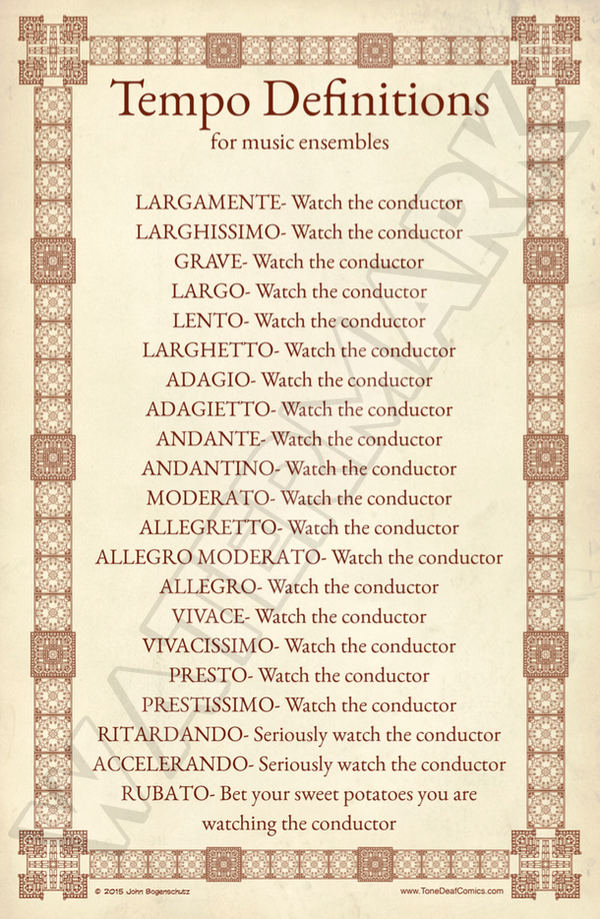 Tempo Definitions – Tone Deaf